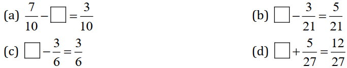 Ncert Class 6 Math Fractions Exercise 7.5 - Ncert Solutions